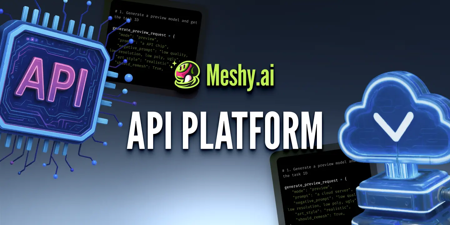 API 平台 - Meshy
