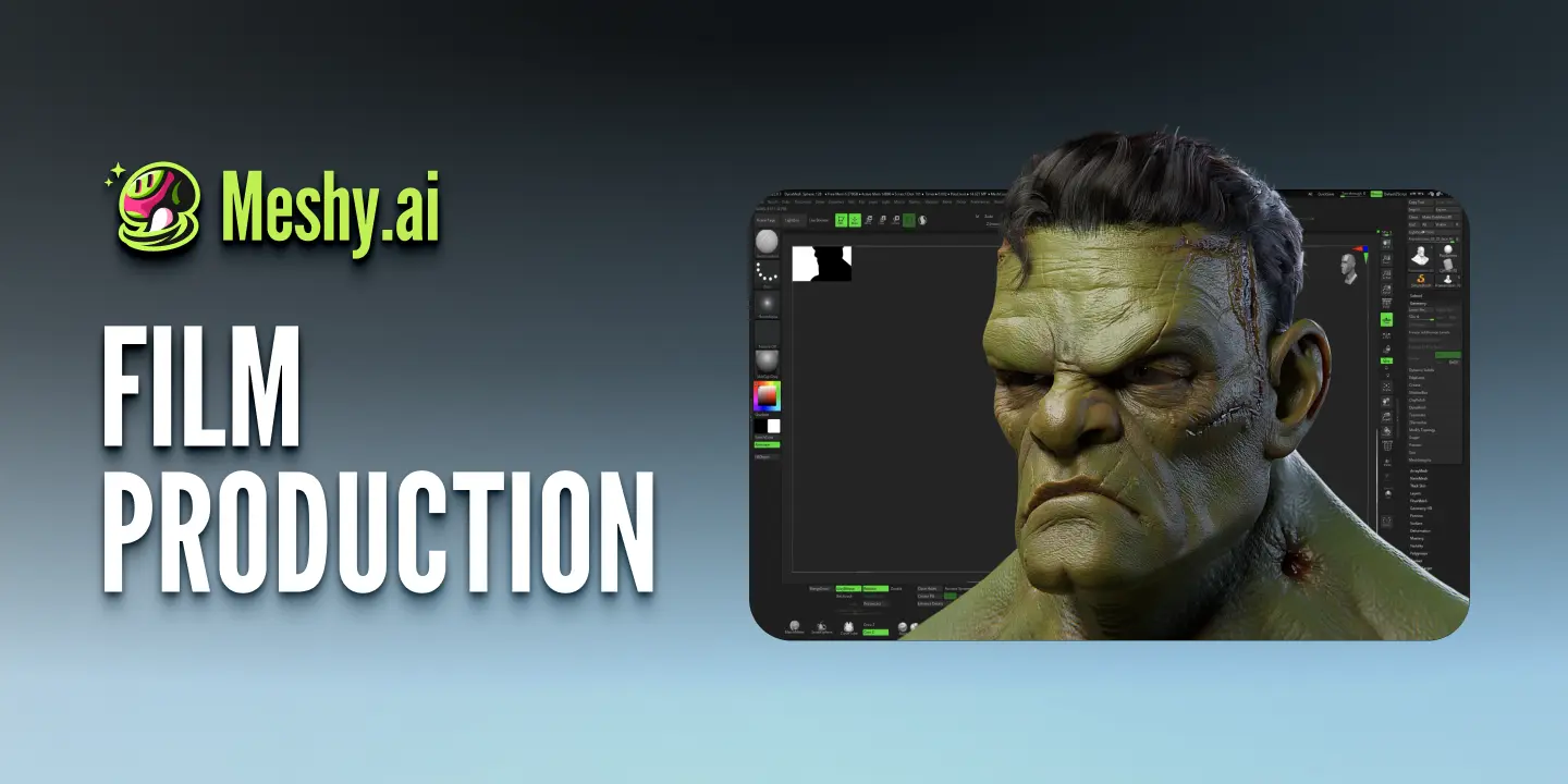 Film Production - Use Cases - Meshy AI