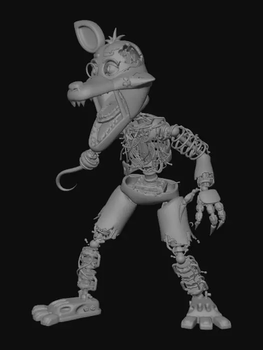Free Foxy 3D Models - Download Instantly | Meshy