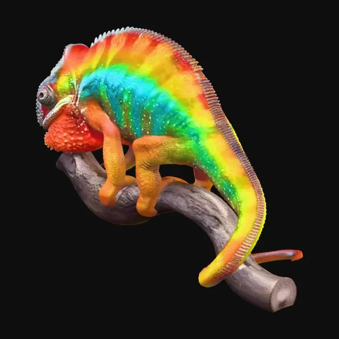 Free Chameleon 3D Models - Download Instantly | Meshy
