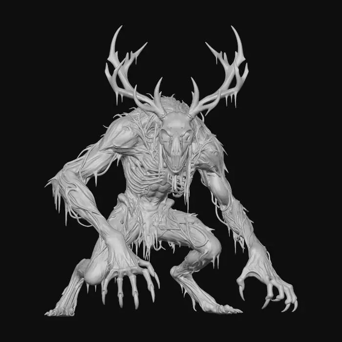 Free Wendigo 3D Models - Download Instantly | Meshy