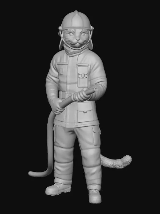 Free Firefighter 3D Models - Download Instantly | Meshy
