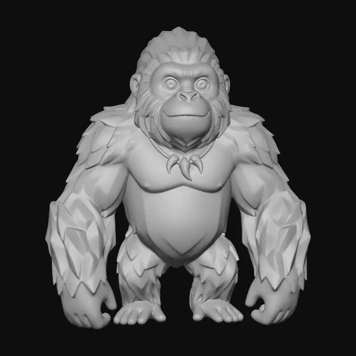 Gorilla 3D Models for Free Download - Meshy