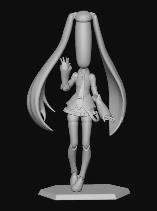 Miku 3D Models for Free Download - Meshy