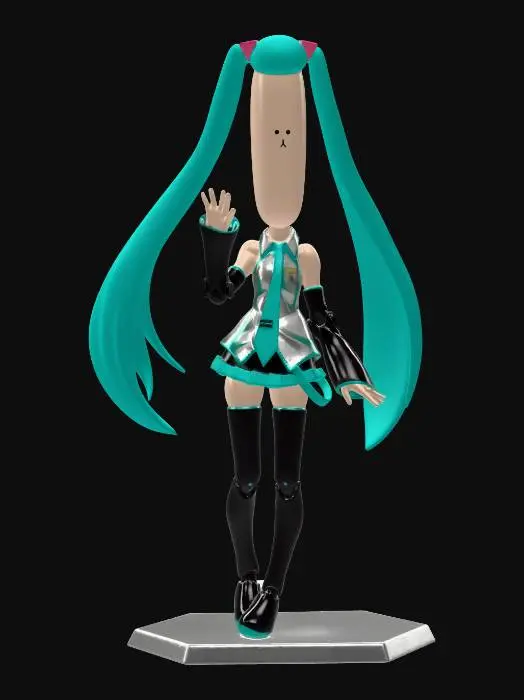 Miku 3D Models for Free Download - Meshy