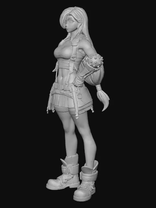 免费 Tifa 3D模型 - 即刻下载 | Meshy