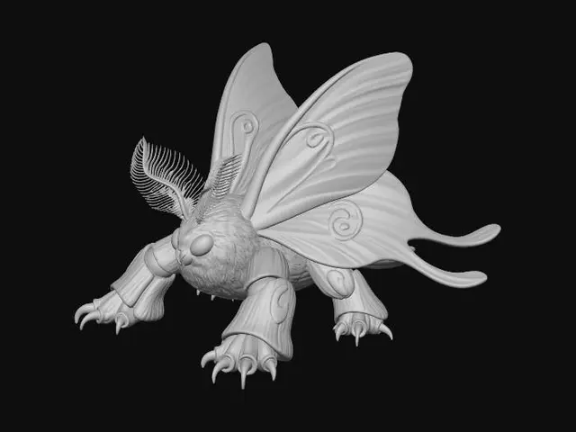 Free Moth 3D Models - Download Instantly | Meshy