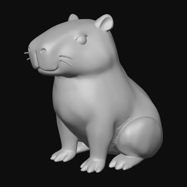 Free Capybara 3D Models - Download Instantly | Meshy