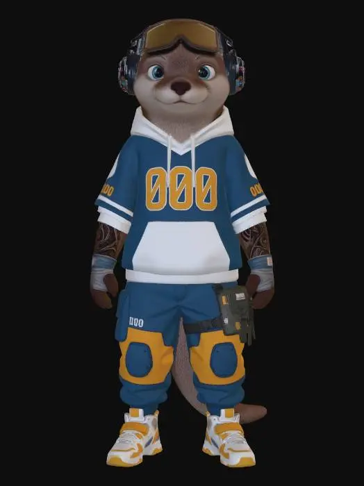 Free Otter 3D Models - Download Instantly | Meshy