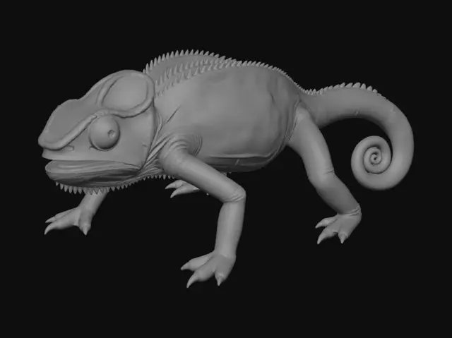 Free Chameleon 3D Models - Download Instantly | Meshy