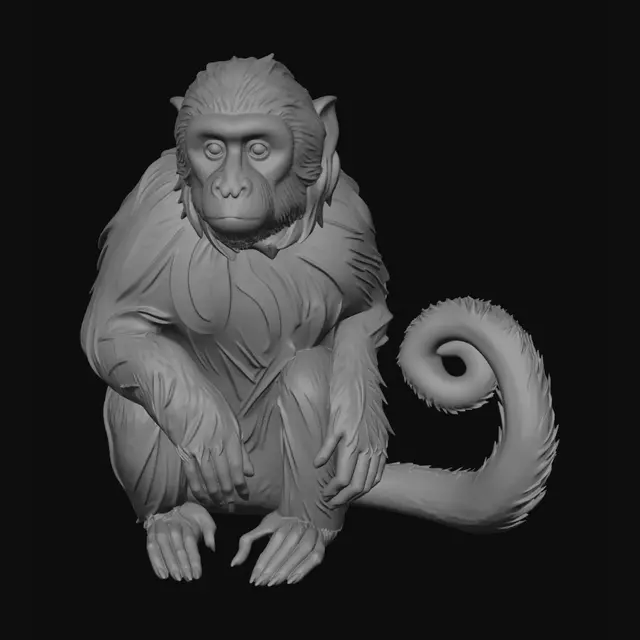 Free Monkey 3D Models - Download Instantly | Meshy