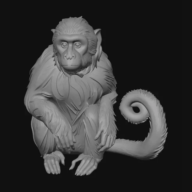 Free Monkey 3D Models - Download Instantly | Meshy