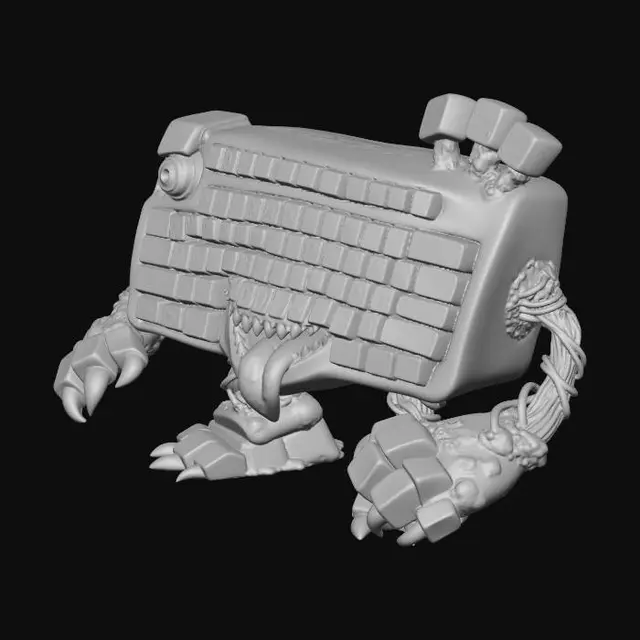 Free Keyboard 3D Models - Download Instantly | Meshy
