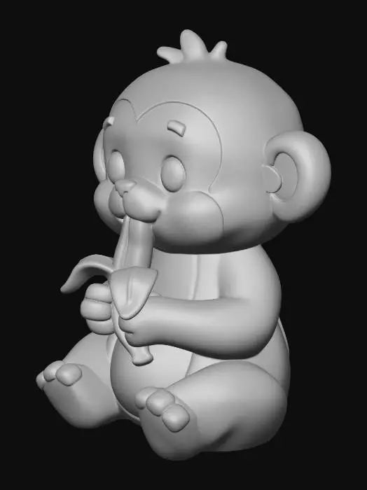 Free Monkey 3D Models - Download Instantly | Meshy