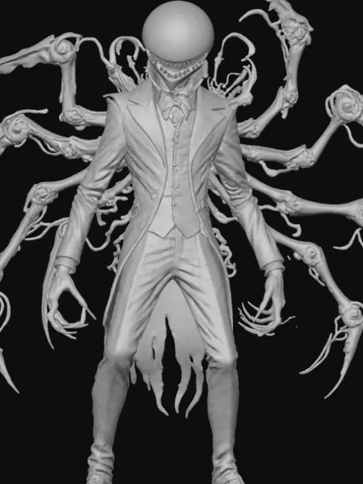 Free Slenderman 3D Models - Download Instantly | Meshy