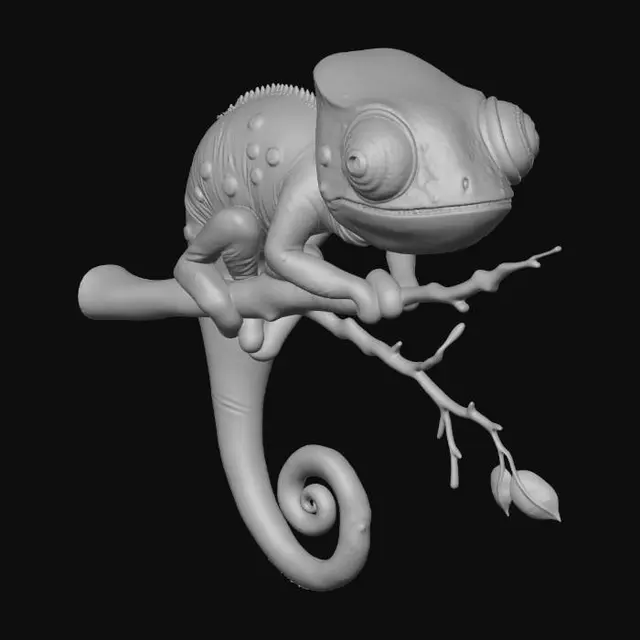 Free Chameleon 3D Models - Download Instantly | Meshy