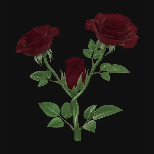 Free Rose 3D Models - Download Instantly | Meshy