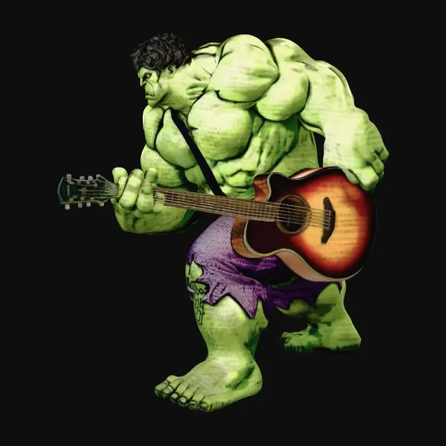 Free Guitar 3D Models - Download Instantly | Meshy