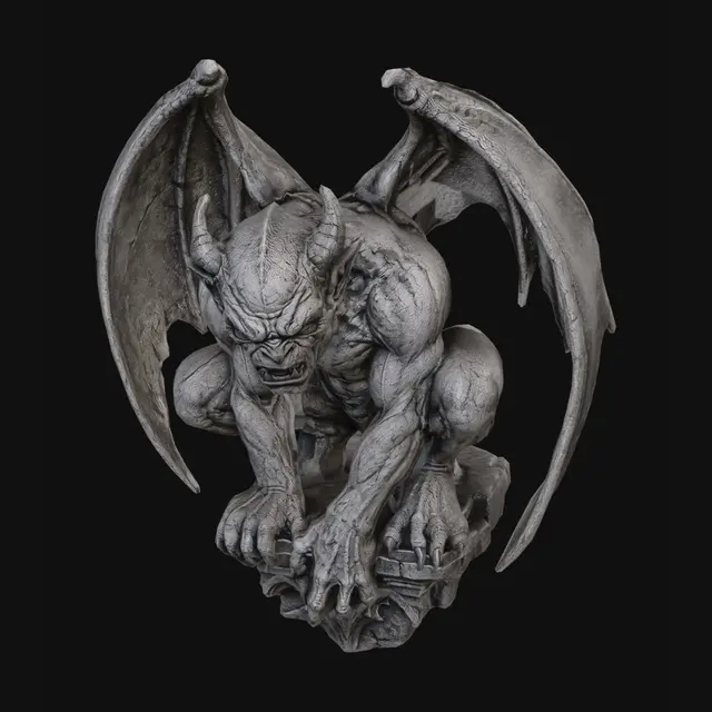 Free Gargoyle 3D Models - Download Instantly | Meshy