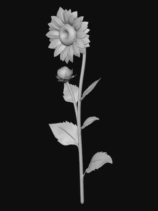 Free Sunflower 3D Models - Download Instantly | Meshy