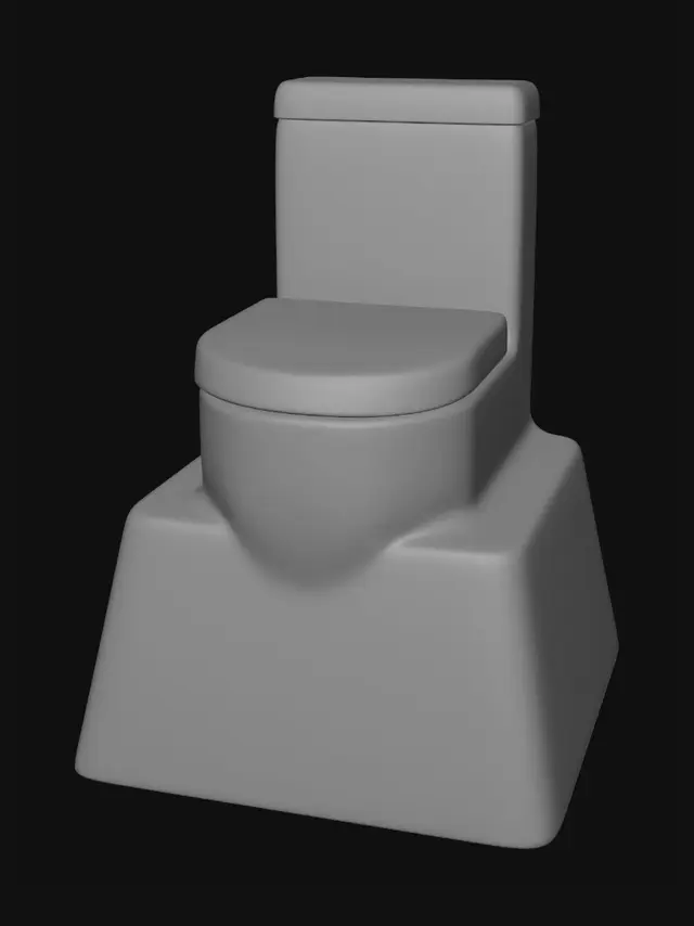 Free Toilet 3D Models - Download Instantly | Meshy