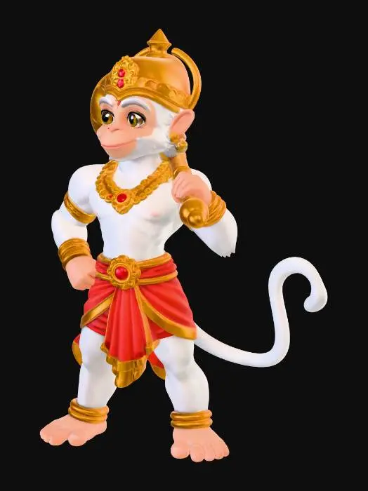 Free Hanuman 3D Models - Download Instantly | Meshy
