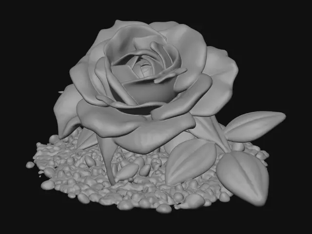 Free Rose 3D Models - Download Instantly | Meshy