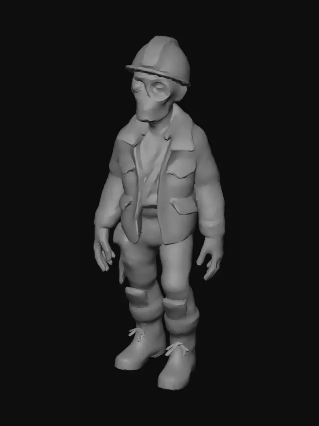 免費 Miner 3D 模型 - 即時下載 | Meshy