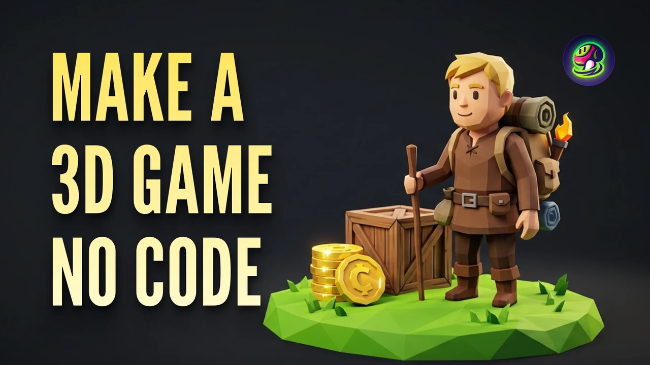 How to Make a Game Without Coding for Free: 3D Workflow 2026